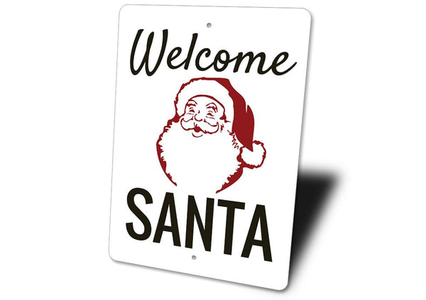 Welcome Santa Sign - Chapel Hill Farms